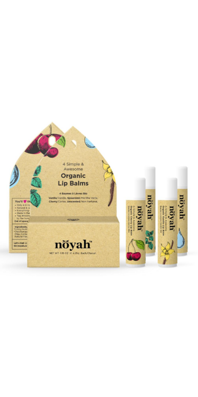 Buy Noyah Organic Lip Balms 4 Flavours at Well.ca | Free Shipping $35 ...