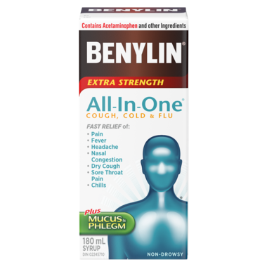 Buy Benylin All-In-One Extra Strength Cold & Flu Daytime Syrup at Well ...