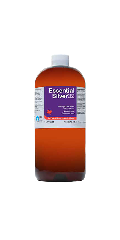 Buy Essential Silver 32 ppm Super Strength Bio-Active Premium Ionic ...