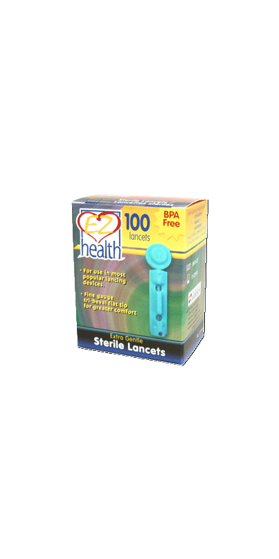 Buy EZ Health Oracle Blood Glucose Extra Gentle Sterile Lancets at Well ...
