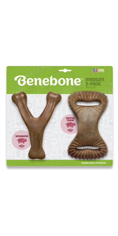 Acheter Benebone Medium Dog Dental Chew/Wishbone Bacon à Well.ca ...