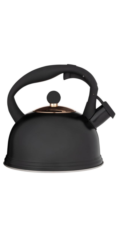 Buy Typhoon Otto Whistling Kettle Black at Well.ca | Free Shipping $35 ...