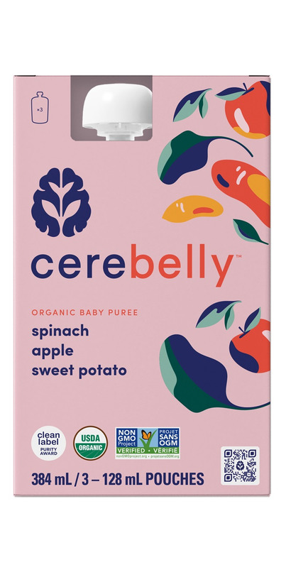 Buy Cerebelly Baby Puree Pack Spinach Apple Sweet Potato at Well.ca ...