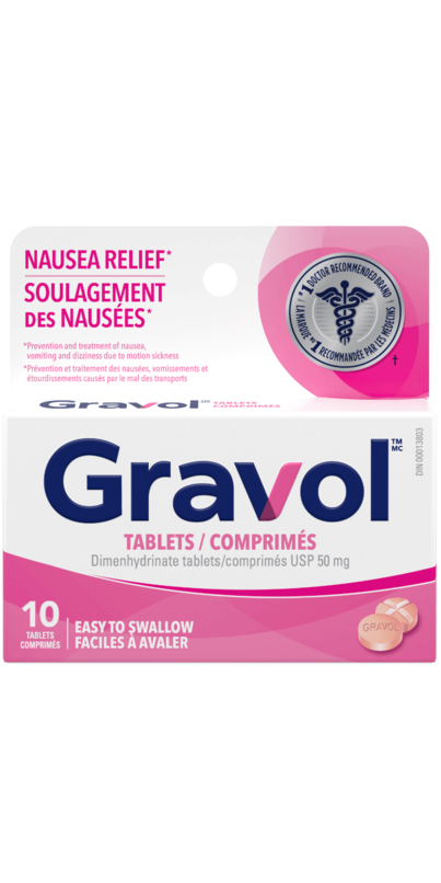 Buy Gravol Easy to Swallow Tablets at Well.ca | Free Shipping $35+ in ...