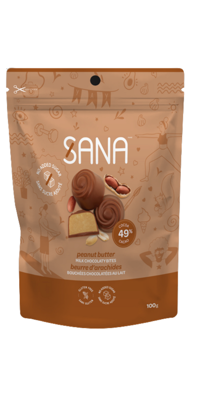 Buy SANA Milk Chocolaty Bites Peanut Butter at Well.ca | Free Shipping ...