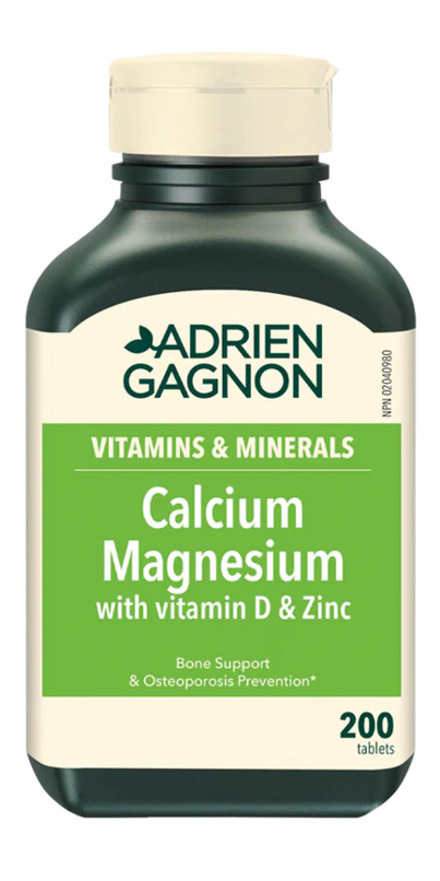 Buy Adrien Gagnon Calcium Magnesium with Vitamin D & Zinc at Well.ca | Free Shipping $35+ in Canada