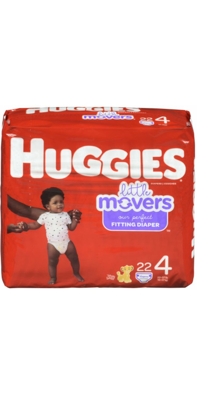 Achète les couches Huggies Little Movers Jumbo Pack à Well.ca ...
