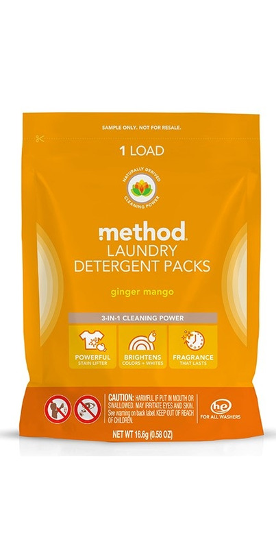 Buy Method Laundry Detergent Pack Sample Ginger Mango at Well.ca | Free ...