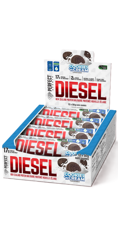 Buy Perfect Sports Diesel Whey Protein Bars Cookies 'n Cream at Well.ca ...