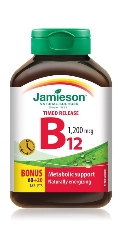 Buy Jamieson Vitamin B12 1,200mcg Timed Release at Well.ca | Free ...