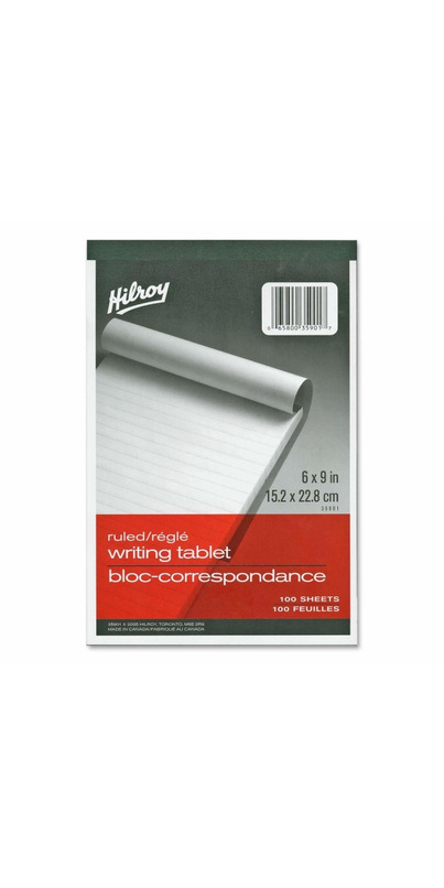 Acheter Hilroy Social Stationery 6x9 Writing Tablets à Well.ca ...