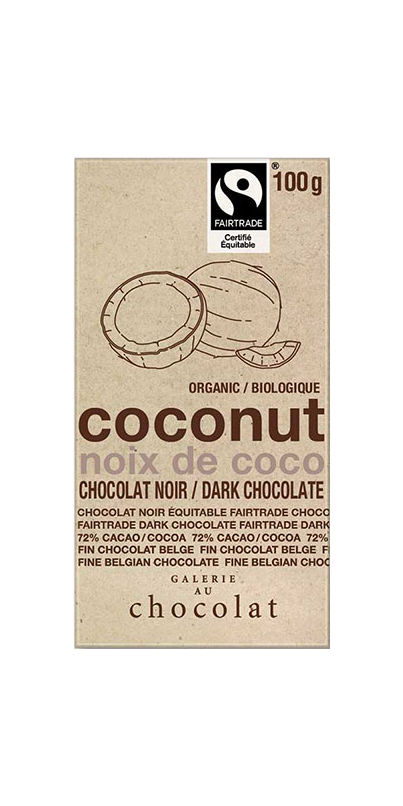 Buy Galerie au Chocolat Coconut Dark Chocolate Bar at Well.ca | Free ...