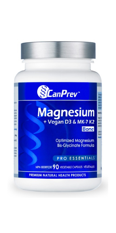 Buy CanPrev Magnesium + Vegan D3 & K2 for Bones at Well.ca | Free ...