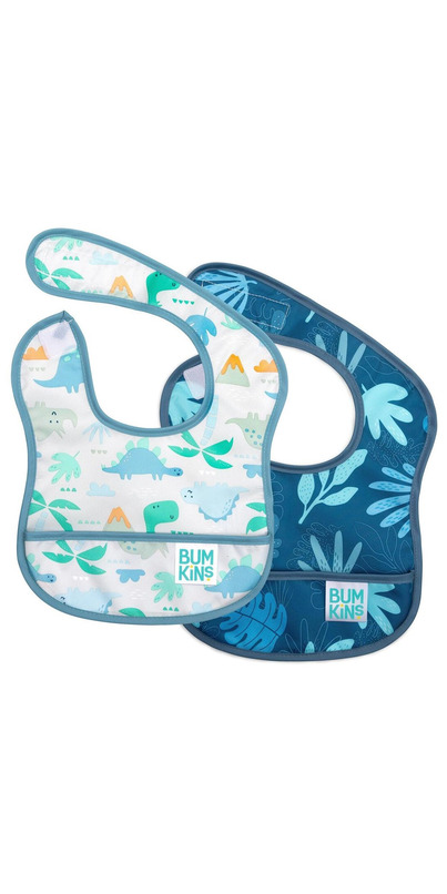 Buy Bumkins Starter Bib Pack Dinosaurs + Blue Tropic at Well.ca | Free ...