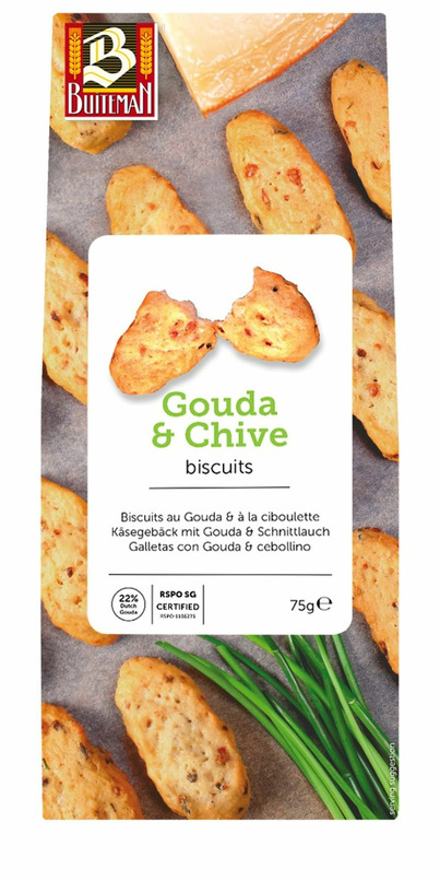 Buy Buiteman Gouda & Chive Oven Baked Biscuits at Well.ca | Free ...