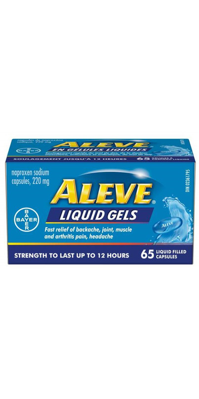 Buy Aleve Liquid Gels 220 mg at Well.ca | Free Shipping $35+ in Canada