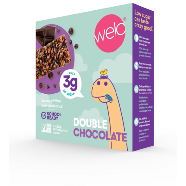 Buy Welo School Ready Snack Bar Double Chocolate at Well.ca | Free ...