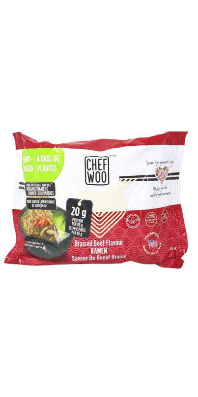 Buy Chef Woo Braised Beef Flavour Ramen at Well.ca | Free Shipping $35 ...