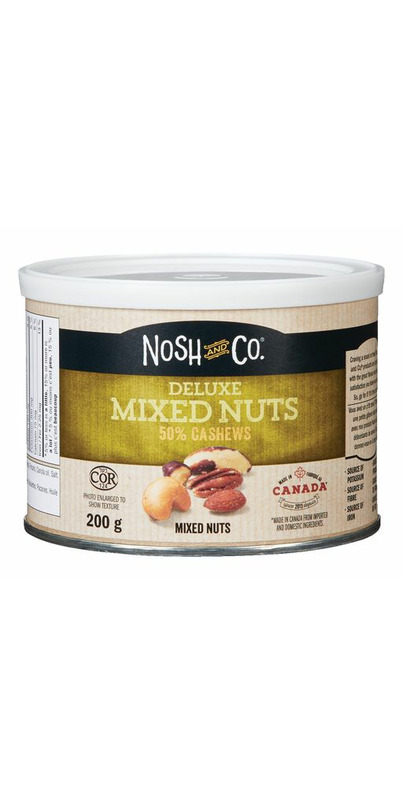 Buy Nosh & Co Deluxe Mixed Nuts with 50% Cashews Tin at Well.ca | Free ...