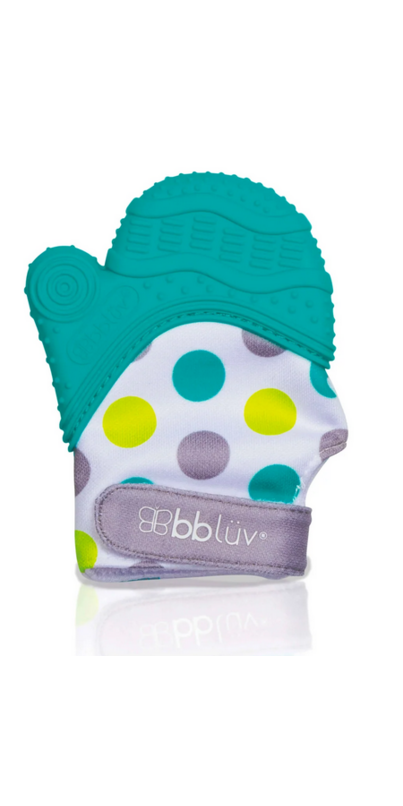 Buy bbluv Gluv Teething Mitten Aqua at Well.ca | Free Shipping $35+ in Canada