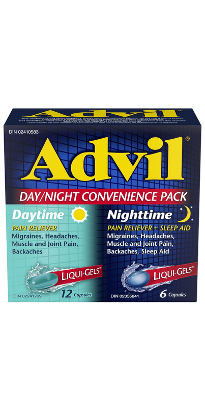 Buy Advil Daytime/Nighttime Convenience Pack Liqui-Gels at Well.ca ...
