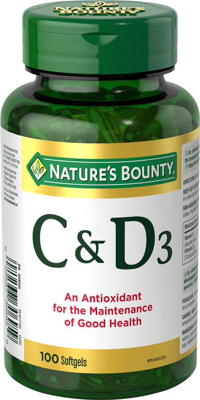 Buy Nature's Bounty Vitamin D & Vitamin C at Well.ca | Free Shipping ...