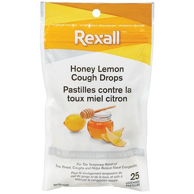 Buy Rexall Cough Drops Honey Lemon at Well.ca | Free Shipping $35+ in ...