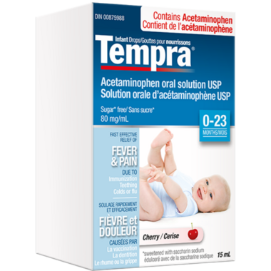 Achetez les gouttes Tempra pour nourrissons contre la fièvre et la ...