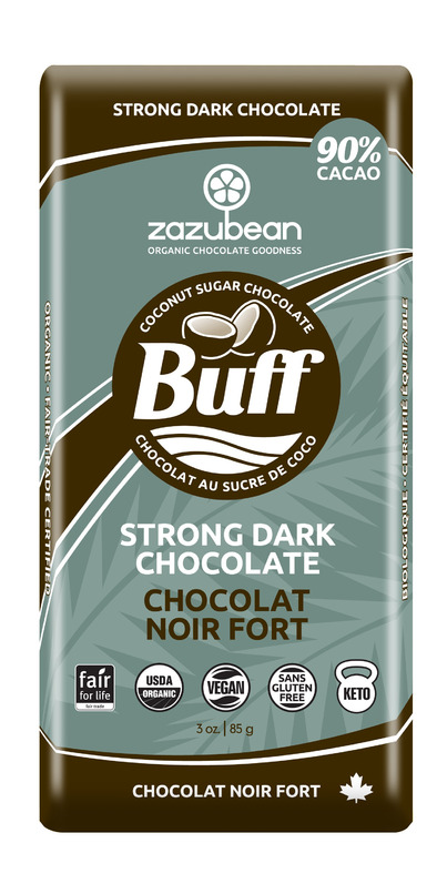 Buy zazubean Organic Buff 90% Cocoa Strong Dark Chocolate at Well.ca ...
