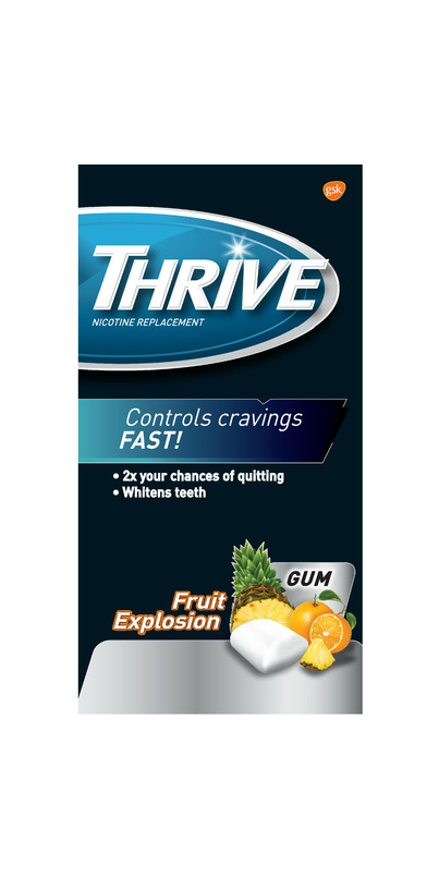 Buy Thrive 2mg Nicotine Replacement Gum Fruit Xplosion at Well.ca ...