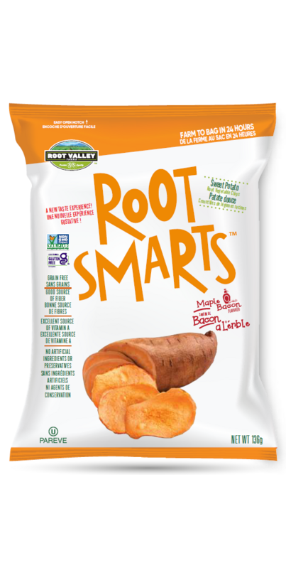 Achetez Root Smarts Croustilles de patates douces et bacon à l’érable ...
