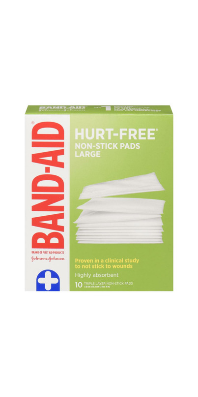 Buy Band-Aid Hurt-Free Non-Stick Pads Large at Well.ca | Free Shipping ...