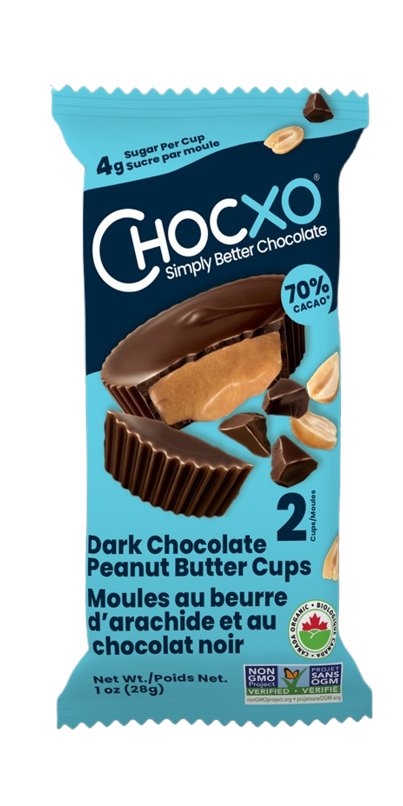 Buy ChocXO Dark Chocolate Peanut Butter Cups at Well.ca | Free Shipping ...