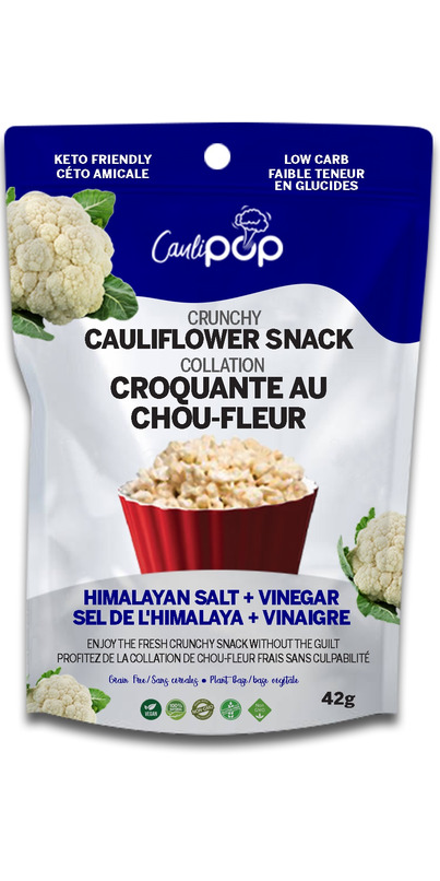 Buy Caulipop Crunchy Cauliflower Snack Himalayan Salt & Vinegar at Well ...