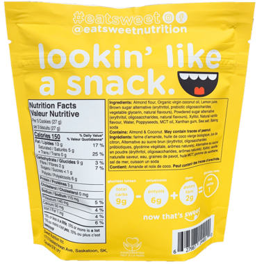 Buy Sweet Nutrition Soft Baked Lemon Poppyseed Cookies at Well.ca ...