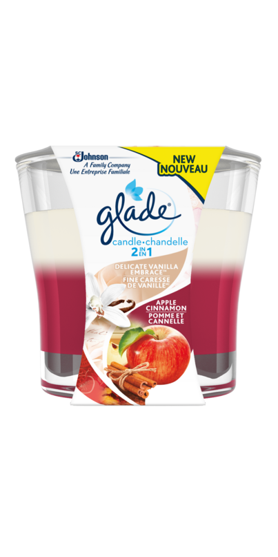 Buy Glade 2 In 1 Candle Delicate Vanilla Apple Cinnamon at Well.ca ...