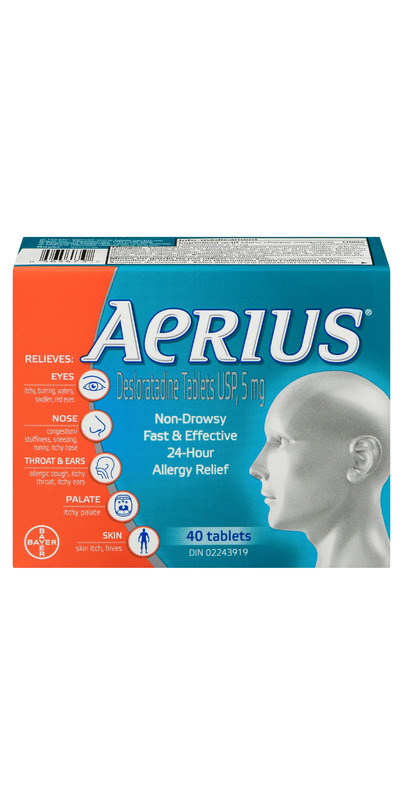 Buy AERIUS Fast Relief Non-Drowsy Allergy Medicine at Well.ca | Free ...