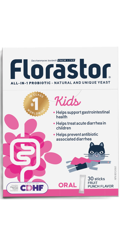 Acheter Florastor Kids All-In-1 Probiotique Fruit Punch à Well.ca ...