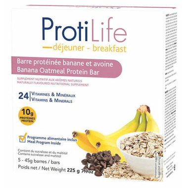 Buy ProtiLife Banana & Oatmeal Breakfast Bar at Well.ca | Free Shipping ...