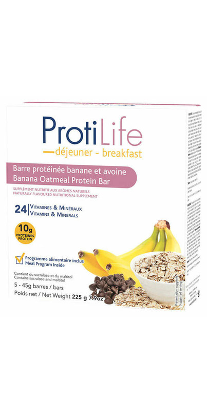 Buy ProtiLife Banana & Oatmeal Breakfast Bar at Well.ca | Free Shipping ...