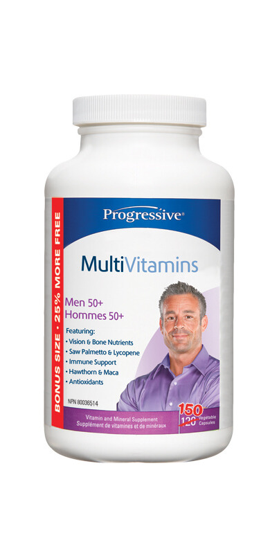 Buy Progressive MultiVitamin for Men 50+ Bonus Size at Well.ca | Free ...
