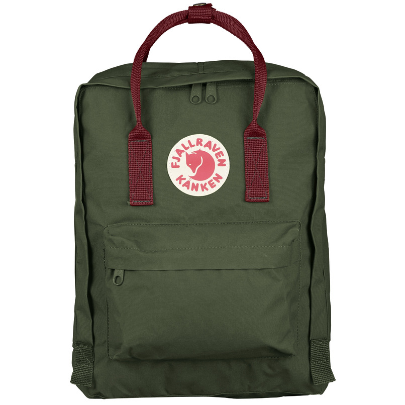 Buy Fjallraven Kanken Backpack Forest Green & Ox Red at Well.ca | Free ...