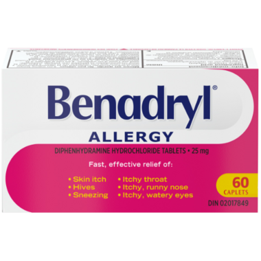 Buy Benadryl Caplet 25mg from Canada at Well.ca - Free Shipping
