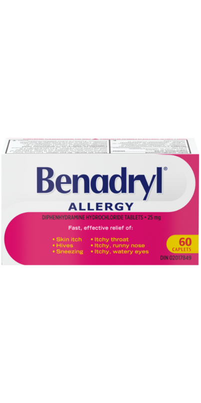 Buy Benadryl Caplet 25mg from Canada at Well.ca - Free Shipping