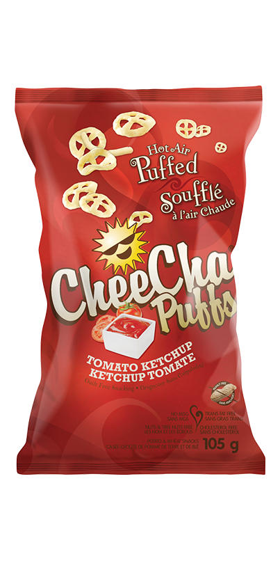 Buy CheeCha Potato Puffs Tomato Ketchup Flavour at Well.ca | Free ...
