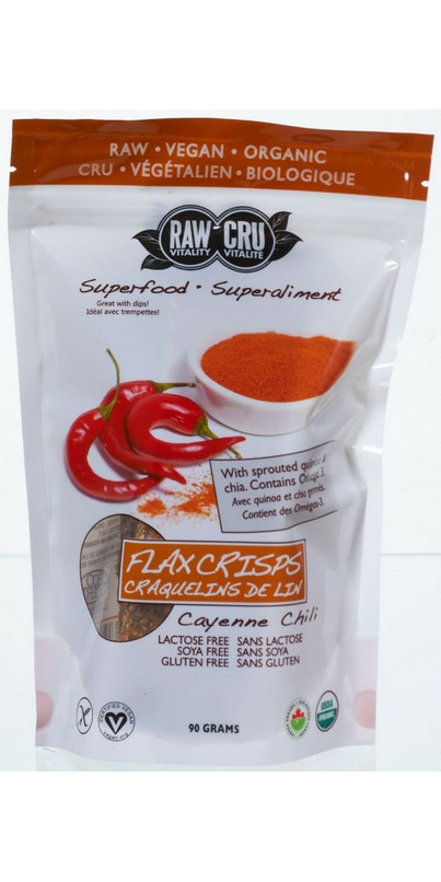 Buy Raw Vitality Cayenne Chili Flax Crisps at Well.ca | Free Shipping ...