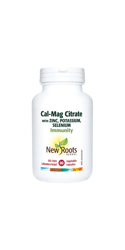 Buy New Roots Herbal Cal-Mag Citrate with Zinc, Potassium, Selenium at ...