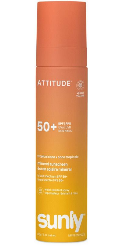 Buy ATTITUDE Sunly Mineral Sunscreen Tropical Coco SPF 50 at Well.ca ...