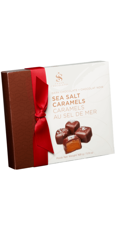 Buy Saxon Chocolates Dark Chocolate Fleur De Sel Caramel Gift box at ...
