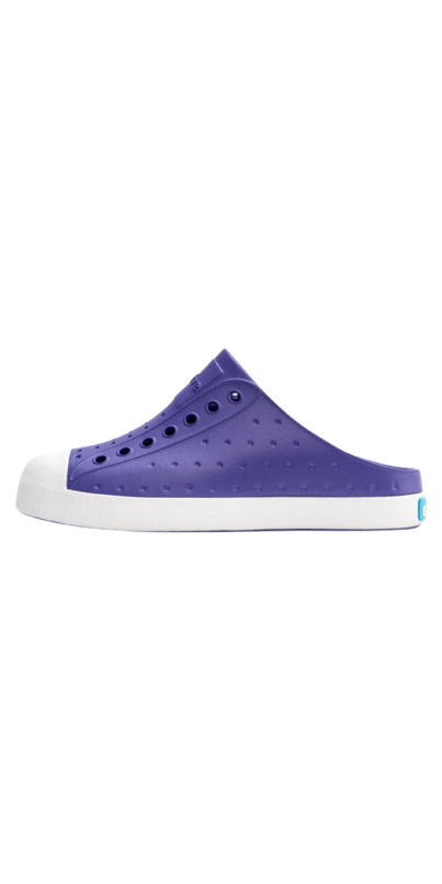 Buy Native Shoes Kids Jefferson Clog Ultra Violet and Shell White at ...